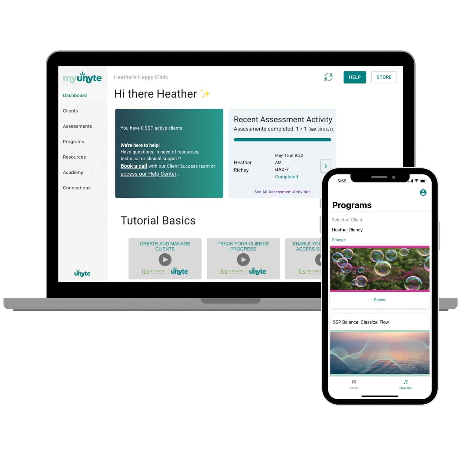 Safe and Sound Protocol | MyUnyte App for SSP Providers | Unyte